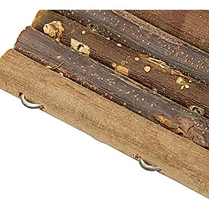 Wooden Ladder Bridge, Hamster Mouse Rat Rodents Toy Natural Hideout Small Animal Chew Toy for Guinea Pig Chinchilla Ferret Reptile (10 * 22cm)