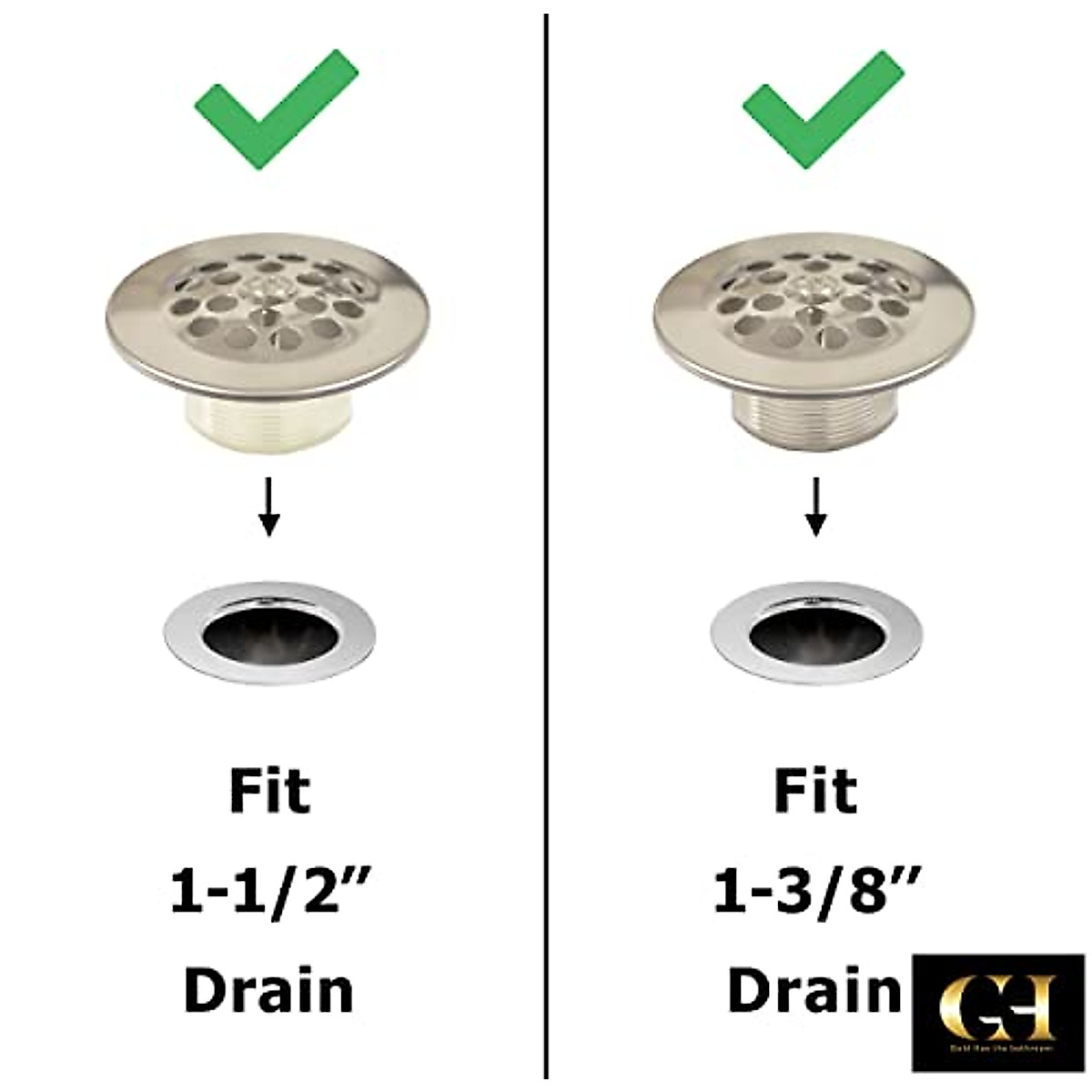 Trip Lever Bath Drain Trim Kit - Overflow Drain Cover for Bathroom Tub | BN