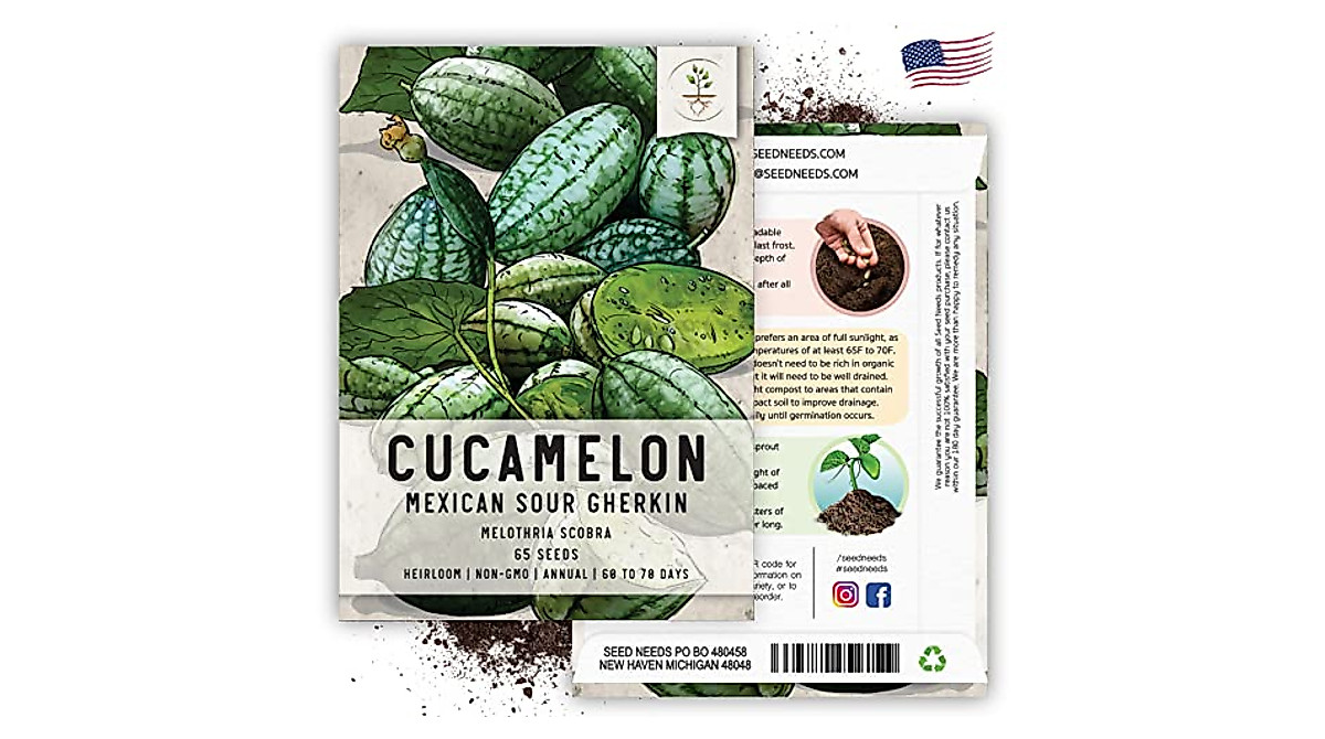 Cucamelon Seeds - Heirloom, Non-GMO & Untreated