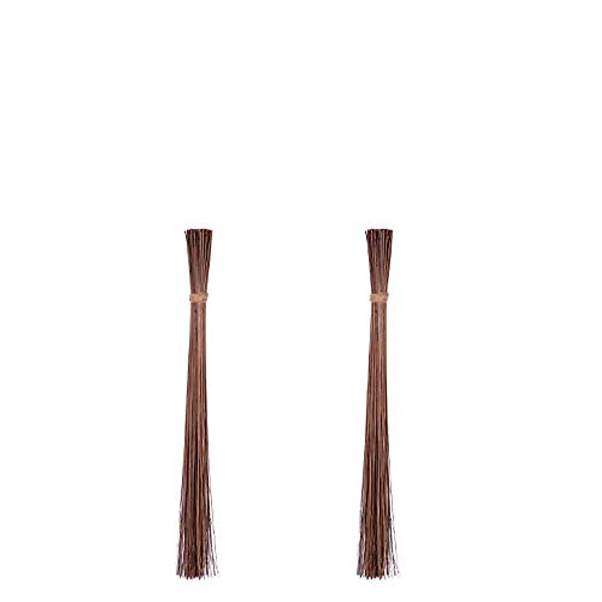 SN SKENNOVA - 1 Piece of 32 inch Multi-Surface Sturdy Outdoor Authentic Coconut Leaf Broom Asian Heavy Duty Broom Thai Natural Coconut Leaf Broom (Country Rustic)