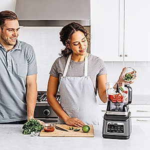 Ninja BN801C, Professional Plus Kitchen System With Auto-iQ, 72oz Pitcher, Black/Silver, 1400W (Canadian Version)