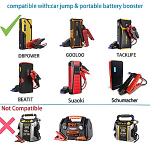 15V 1A Power Supply Charger for Car Jump Starter, Peak 450A 500A 600A 800A 1000A for Auto Battery Booster Schumacher TACKLIFE T6 DBPOWER DJS50 GOOLOO Power Supply