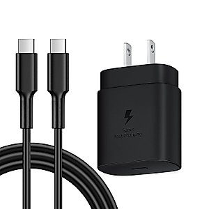 25W Fast Samsung Charger for Samsung Galaxy A14 A54 A03s A13 A53 A32 A52 5G Z Flip 4 Fold 4, S23 S22 S21 S20 Android Phone, Galaxy Tab s8 Tablet USB C to C Charging Cord Cable (5Ft)