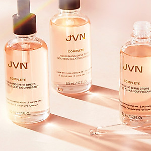 JVN Complete Nourishing Shine Drops, Hair Oil for Hydration and Long-Term Hair Health, Styling Oil for All Hair Types, Sulfate-Free, 1.7 Fluid Ounces