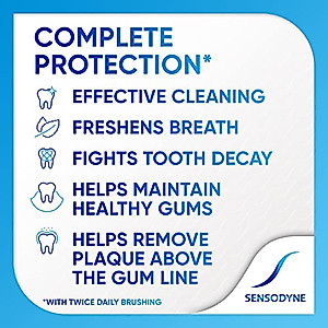 Sensodyne Complete Protection Sensitive Toothpaste for Sensitive Teeth - 3.4oz