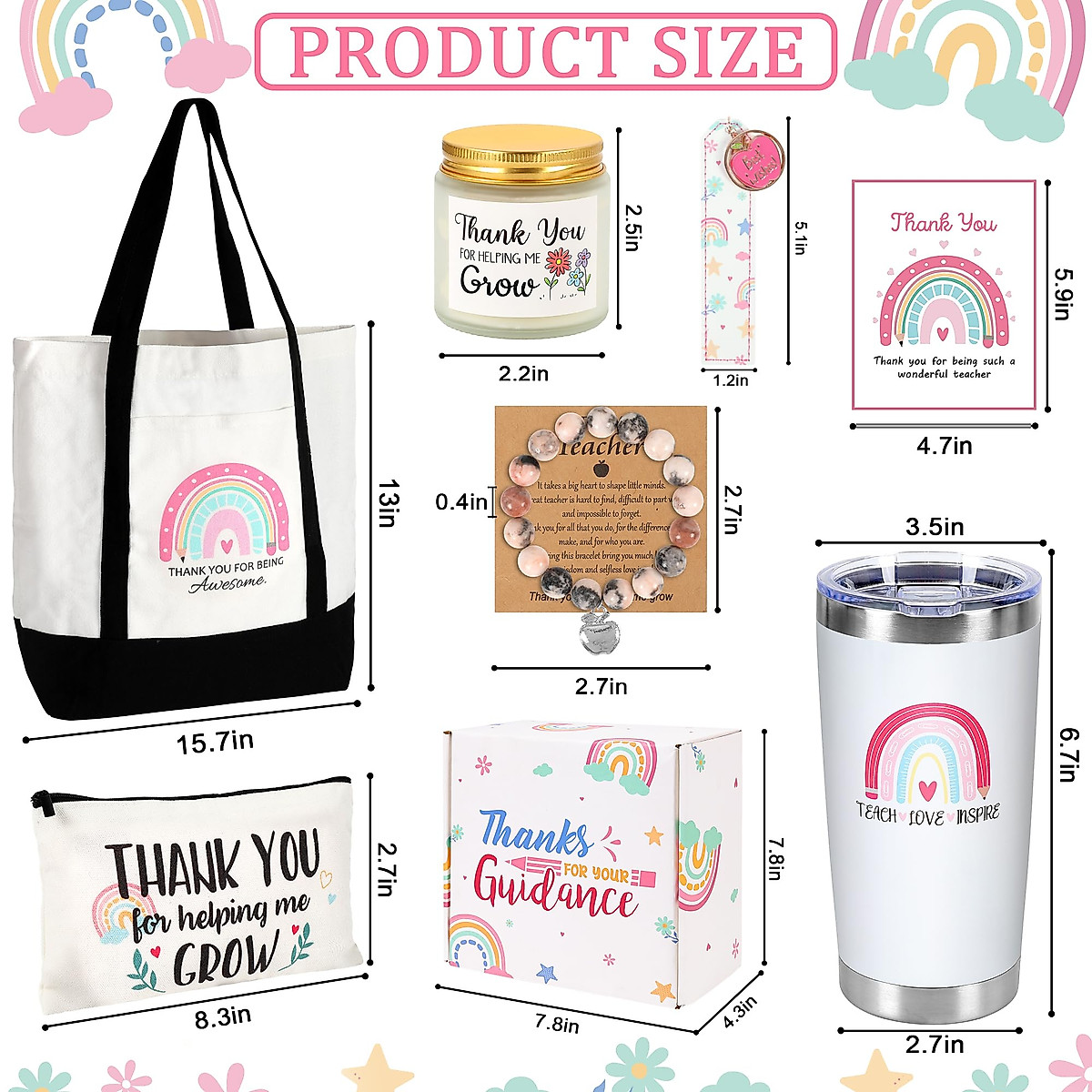 POMINEL Teacher Appreciation Gifts for Women Graduation Birthday Gift Basket for Teachers