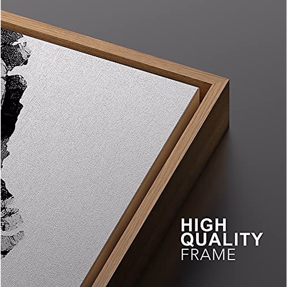 SIGNWIN Framed Wall Art Print Set Black & White Close Up Tree Ring Details Nature Wilderness Photography Modern Art Rustic Relax/Calm Multicolor for Living Room, Bedroom, Office - 24"x36"x2 Natural