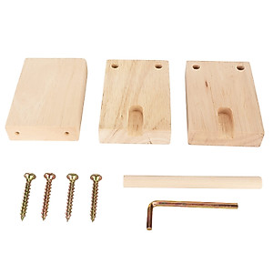 Crochet Yarn Holder, Solidwood Yarn Ball Holder Widely Used Easy Assembly Rotatable for Knitting