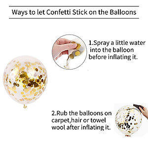 Navy Blue Balloon Garland Kit - 100pcs Blue and White Balloons with Gold and Star Foil Balloons - Perfect for Blue Parties and Celebrations