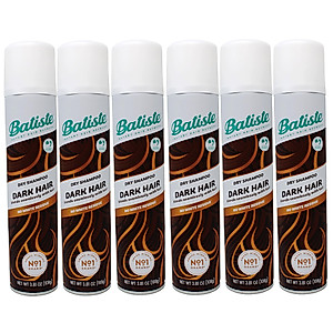 Batiste Dry Shampoo for Dark Hair, 3.81 oz (Pack of 6)