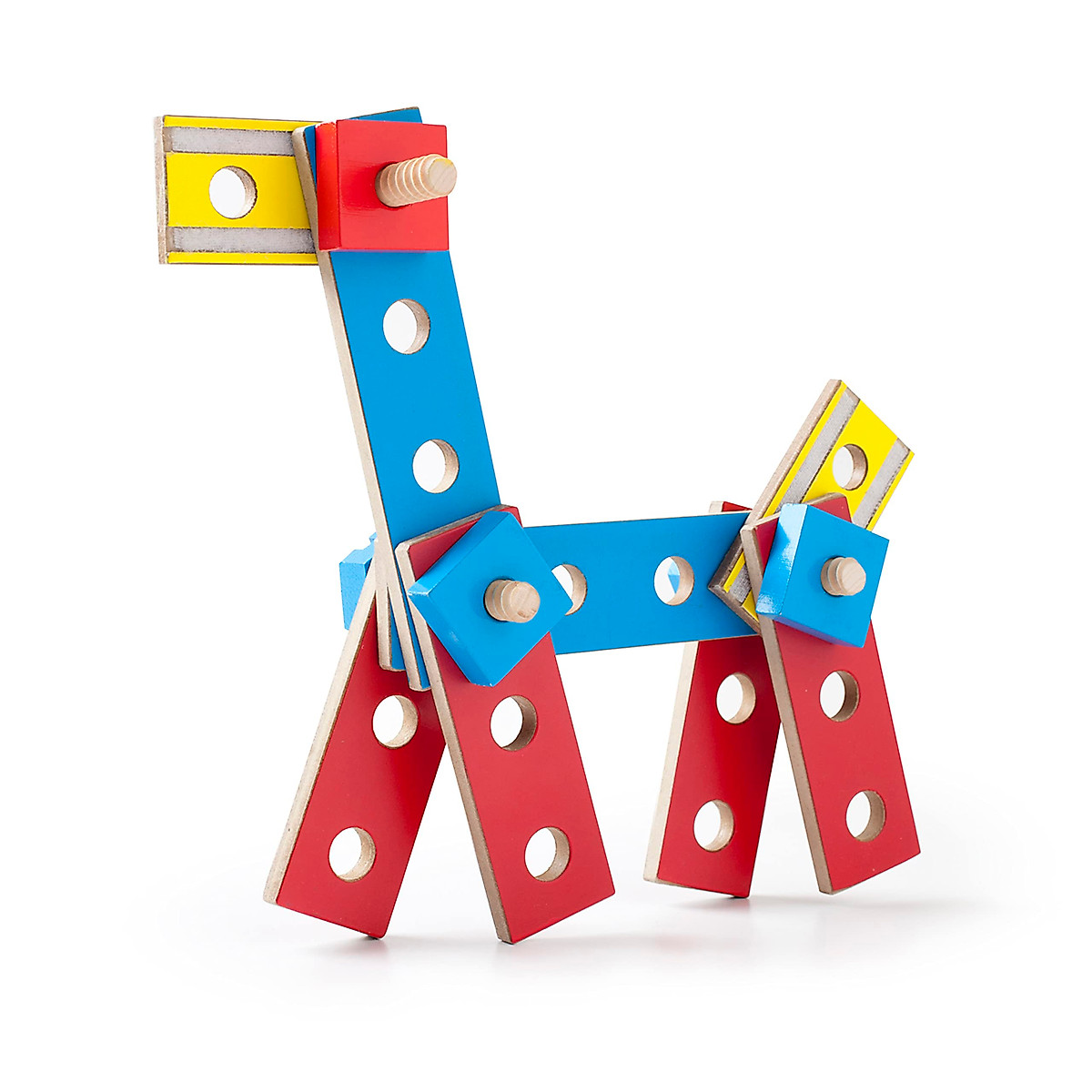 Melissa & Doug Hammer and Saw Tool Bench - Wooden Building Set (32 pcs)