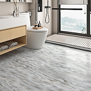 Livelynine 11-Pack 24X12 Peel and Stick Floor Tile Stickers for Kitchen