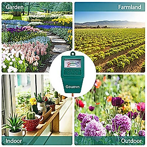 Gouevn 2pack Soil Moisture Meter, Hygrometer Soil Plant Water Meter, Plant Moisture Meter Indoor & Outdoor for Potted Plants, Lawns, Succulent (No Batteries Required)