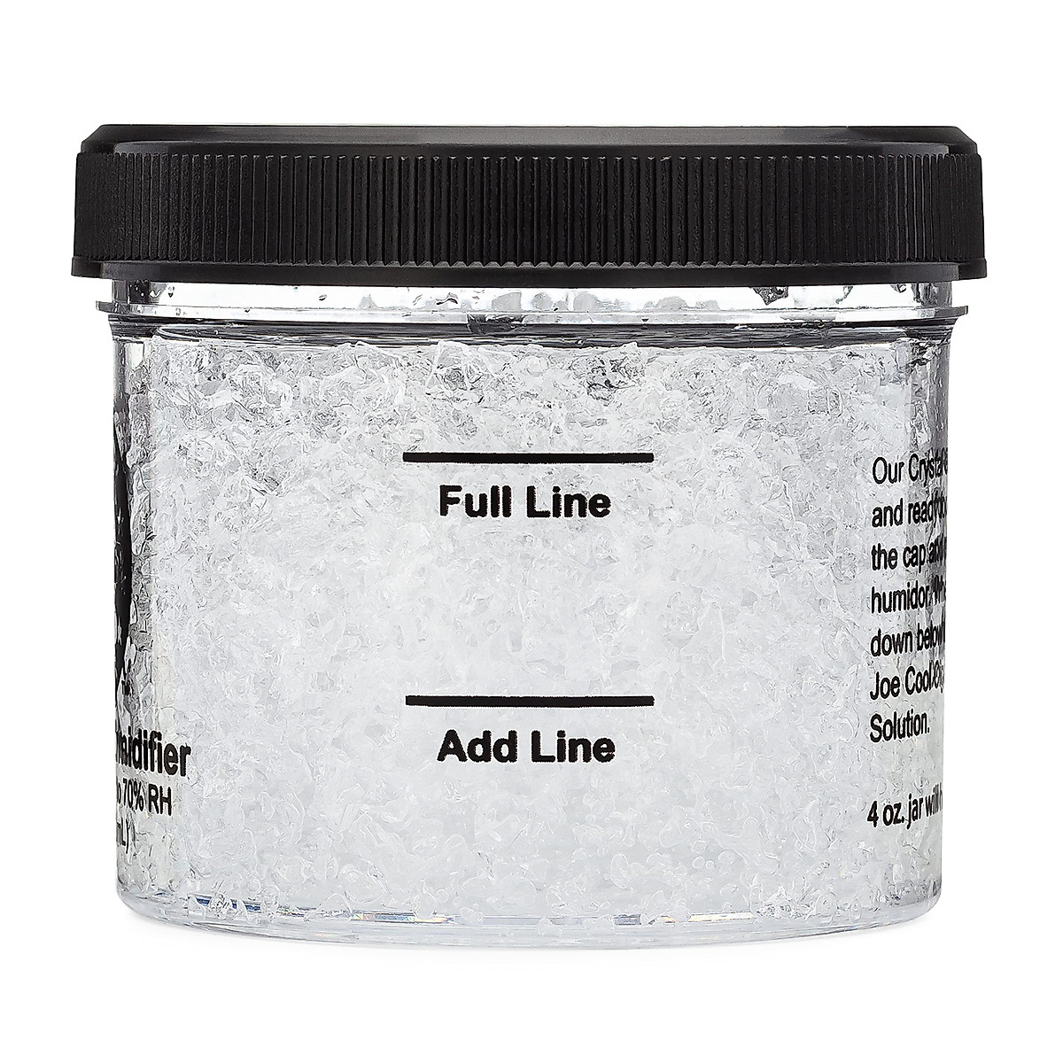 Joe Cool Cigar Crystal Gel Humidifier for Cigar Humidors (4 oz Jars) - 4 Pack