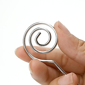 Marsrut Perfect DIY Dipping Chocolate Tool Set Reliable Stainless Steel Spiral Swirl Candy Fork for Handmade Praline and Truffle Baking Supply