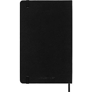 Moleskine 2023 Weekly Horizontal Planner, 12M, Large, Black, Hard Cover (5 x 8.25)