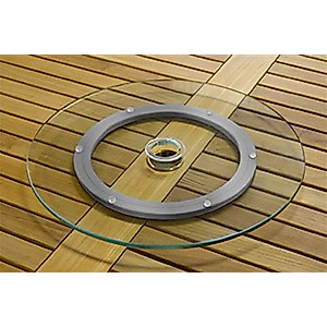 BlueNatHxRPR 10" (250MM) Inch Lazy Susan Base Only Lazy Susan Bearing Only Rotating Turntable Bearing Round Table Swivel Base for Glass Granite or Wood Kitchen Ding Table