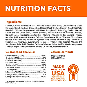 IAMS Proactive Health Adult Healthy Dry Cat Food with Salmon, 7 lb. Bag