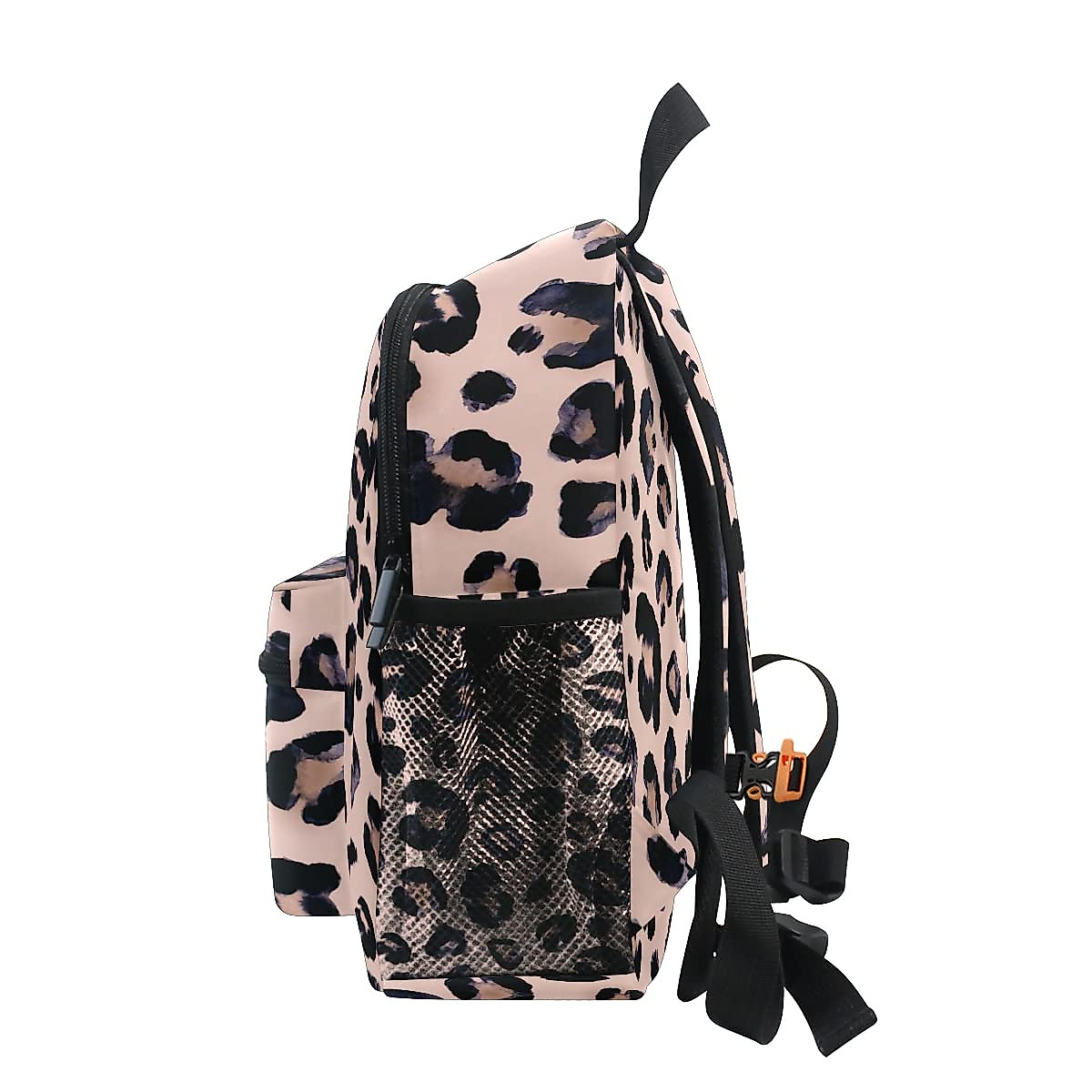 Custom Leopard Print Cheetah Pink Toddler Backpack for Boy Girl Preschool Bag for Children Personalized Bookbag