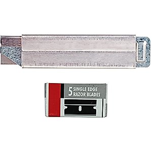 Excel Blades K12 All Purpose Utility Knife, American Made Box Cutter Knife with 6 Single Edge Blades