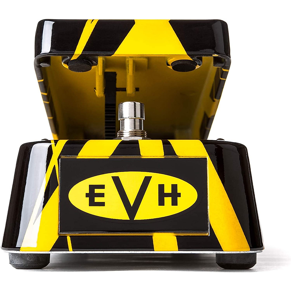 Briskdrop Dunlop EVH95 Signature Wah Pedal Bundle with 2 Instrument Cables, 2 Patch Cables and Dunlop Pick Pack, Yellow,Blue, EVH95-2x2