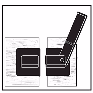 Everbilt Black Extra Heavy Duty Gate Flip Latch