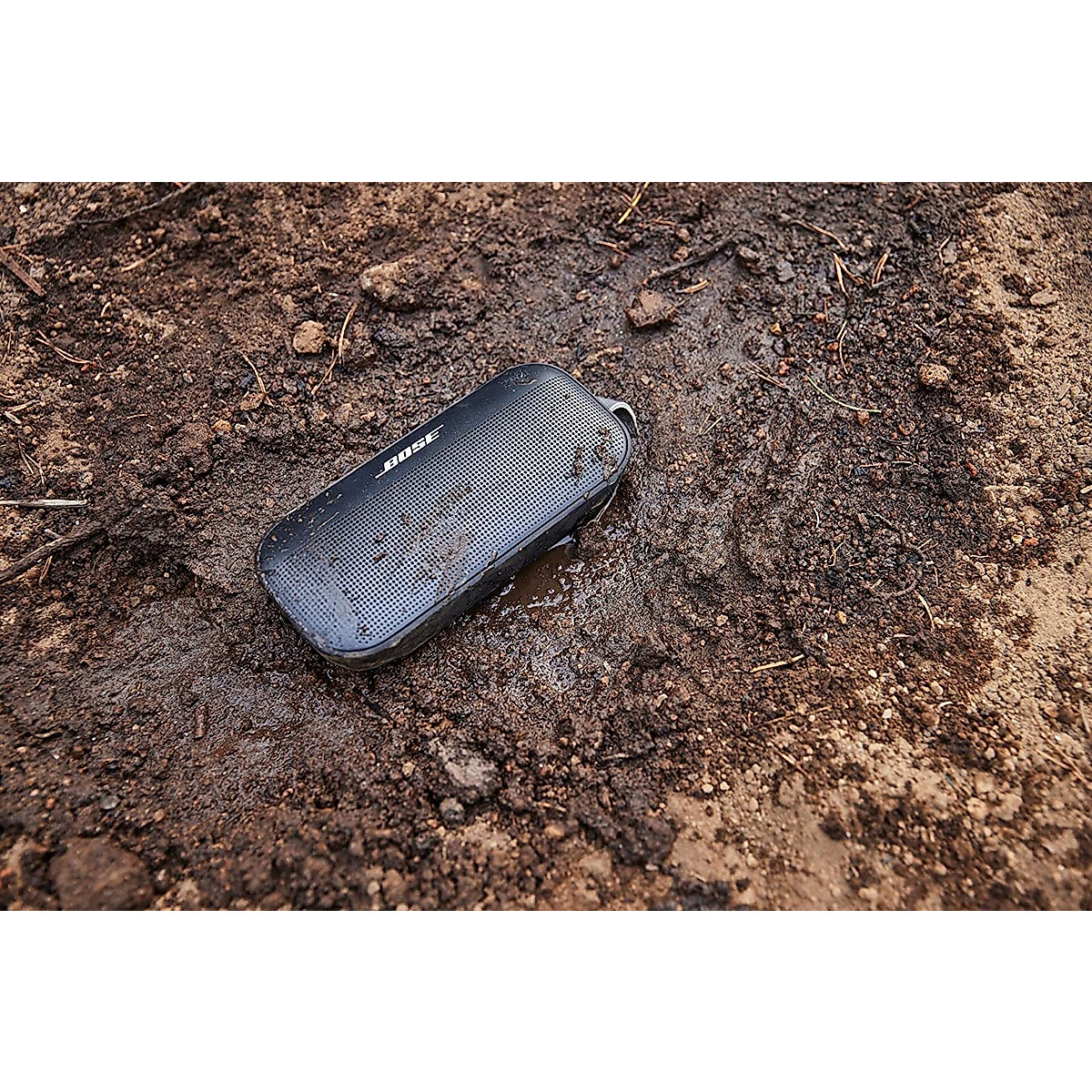 Bose SoundLink Flex Bluetooth Portable Speaker, Wireless Waterproof Speaker for Outdoor Travel - Black (Renewed)