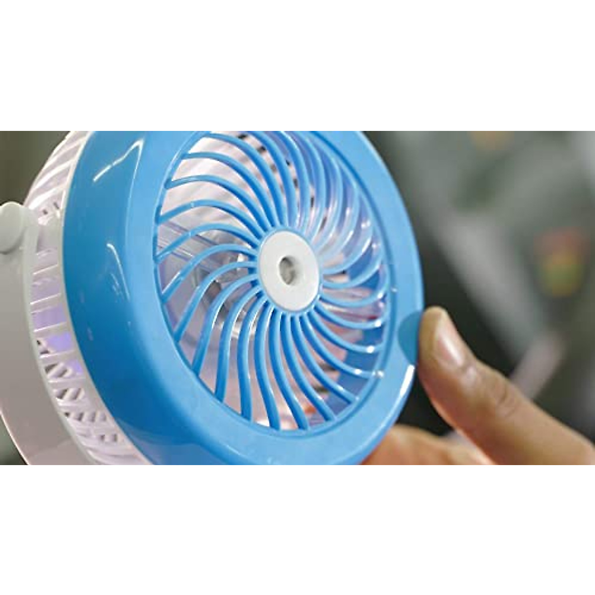 Spark Innovators Go Fan Cool Mist - Portable Rechargeable Misting Fan for Home, Office, and Outdoor Use - As Seen on TV - Pack of 2
