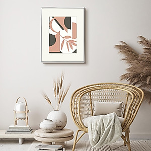 Frametory, 16x20 Metal Picture Frame with Mat for 11x14 Picture & Real Glass, Aluminum Photo Frame Collection (Silver, 2 Pack)