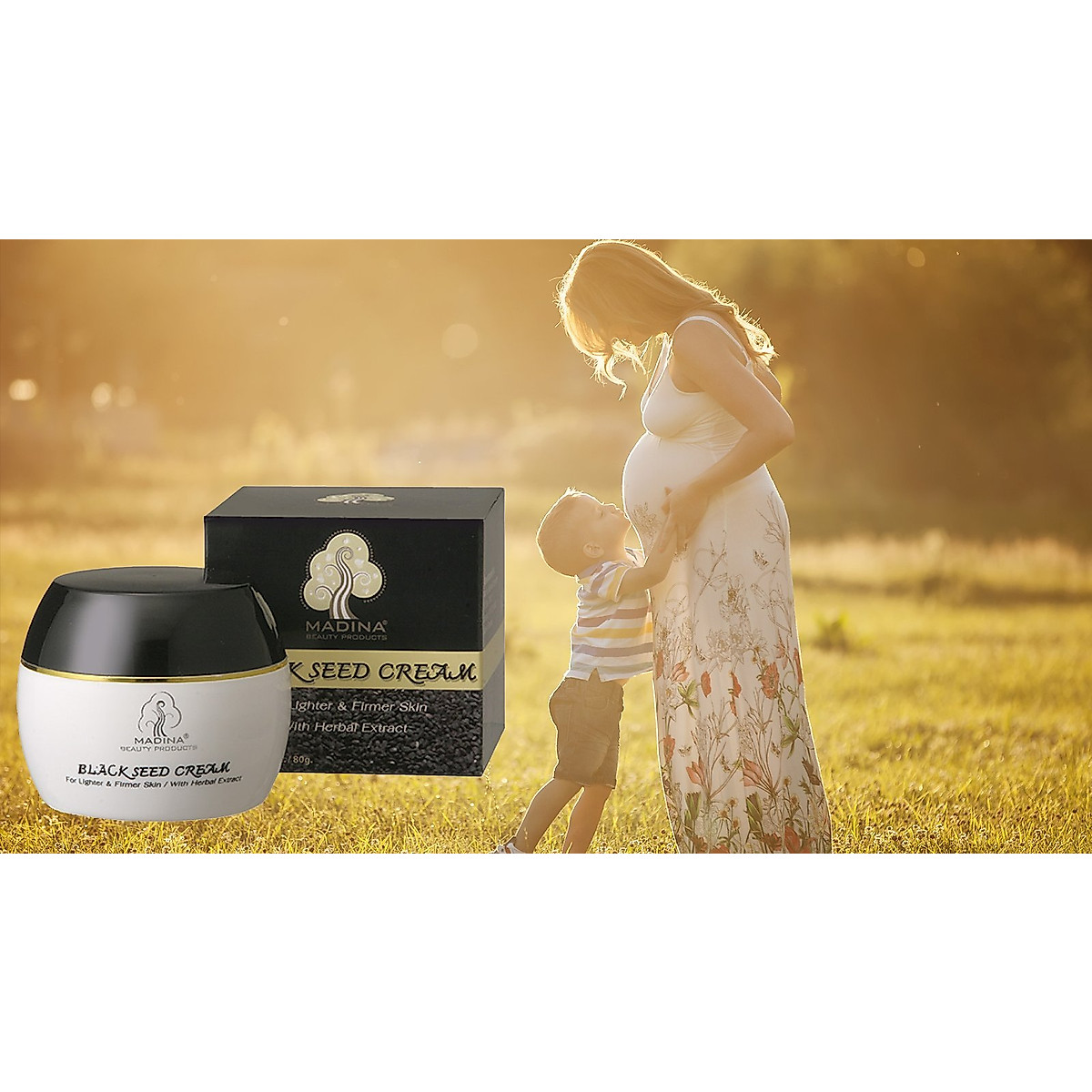 Black Seed Facial Cream/Lighter, Firmer Skin/Contains Black Seed Oil and Herbal Extracts. by Madina