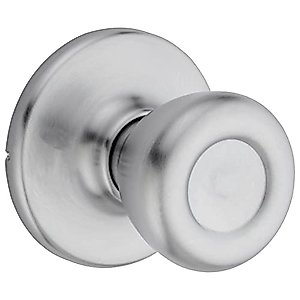 Kwikset 92001-514 Tylo Hall & Closet Knob in Satin Chrome