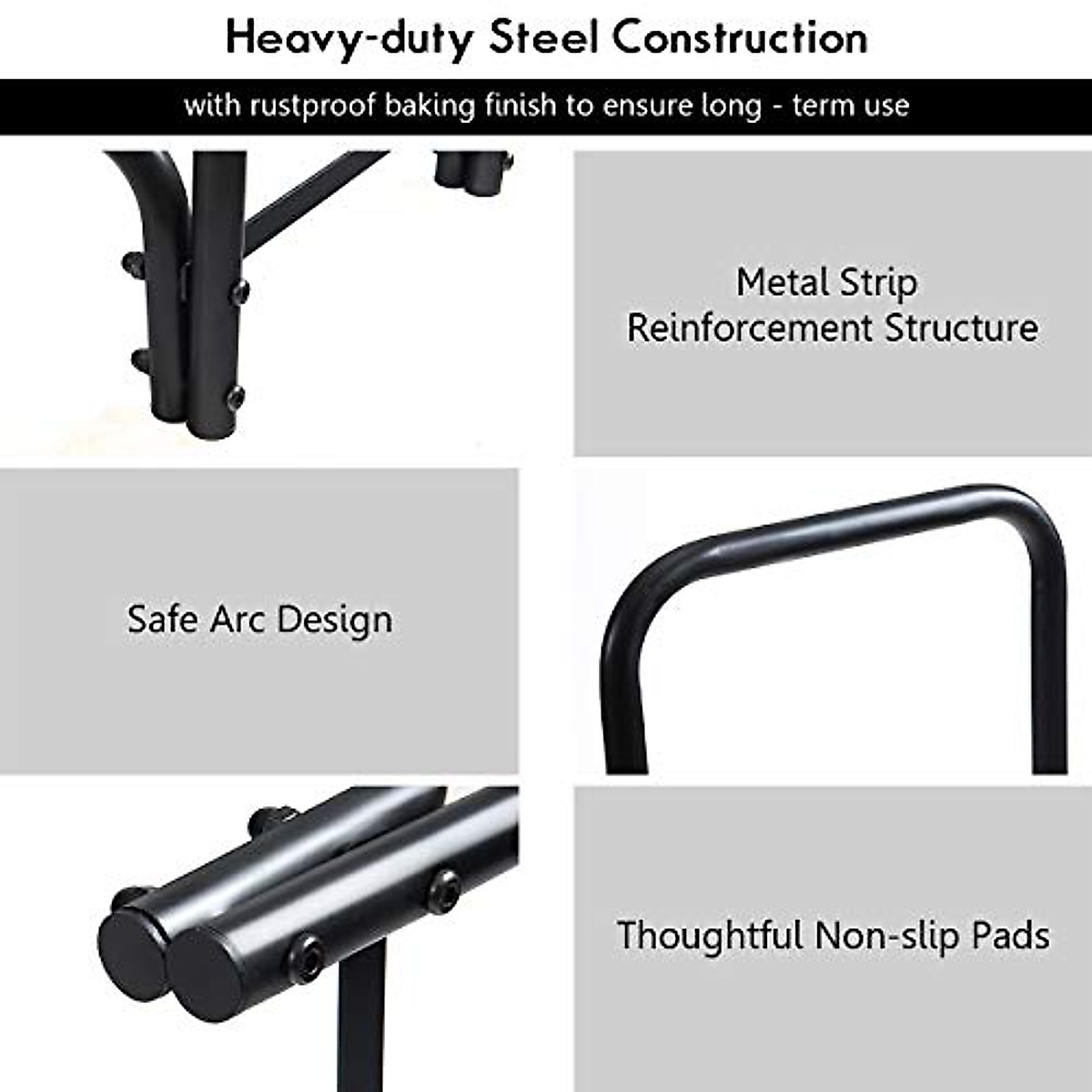 Goplus 8ft Firewood Log Rack, Outdoor Heavy-Duty Firewood Storage Holder w/Sturdy Steel Tubular Frame, Easy Assembly Rustproof Fireplace Wood Stacker for Fireplace, Patio, Deck, Fire Pit, 8ft Black