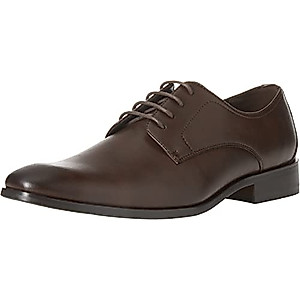 Amazon Essentials Men's Derby Shoe, Dark Brown, 11