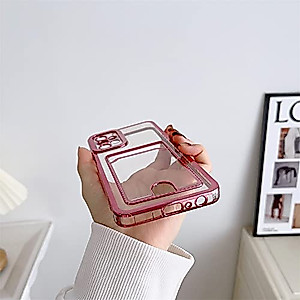 Doowear Galaxy S20 FE Case for Women Girls Wallet Card Slot Holder Camera Lens Protector Plated Bumper Clear Silicone Shockproof Protective Cover Phone Case for Samsung Galaxy S20 FE 5G-Rose Gold