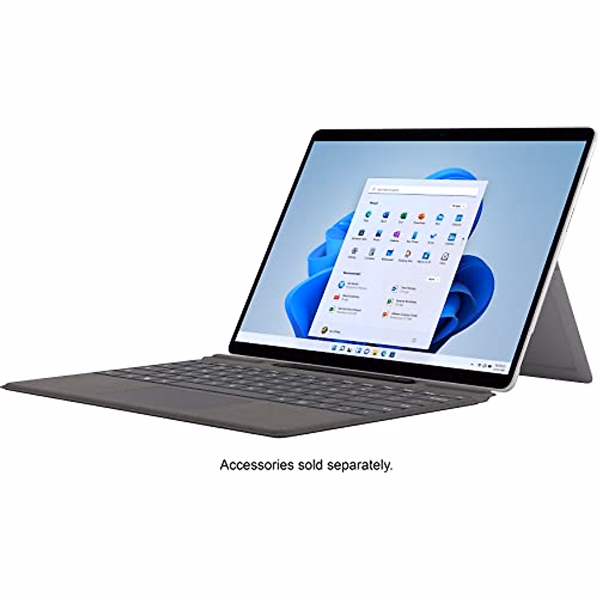 Surface Pro X 13-inch Touchscreen 128GB SSD - Microsoft SQ1-8GB RAM (Wi-Fi + Cellular 4G LTE, Windows 11 Home, Platinum) E4K-00001 Newest Version 2021 (Renewed)