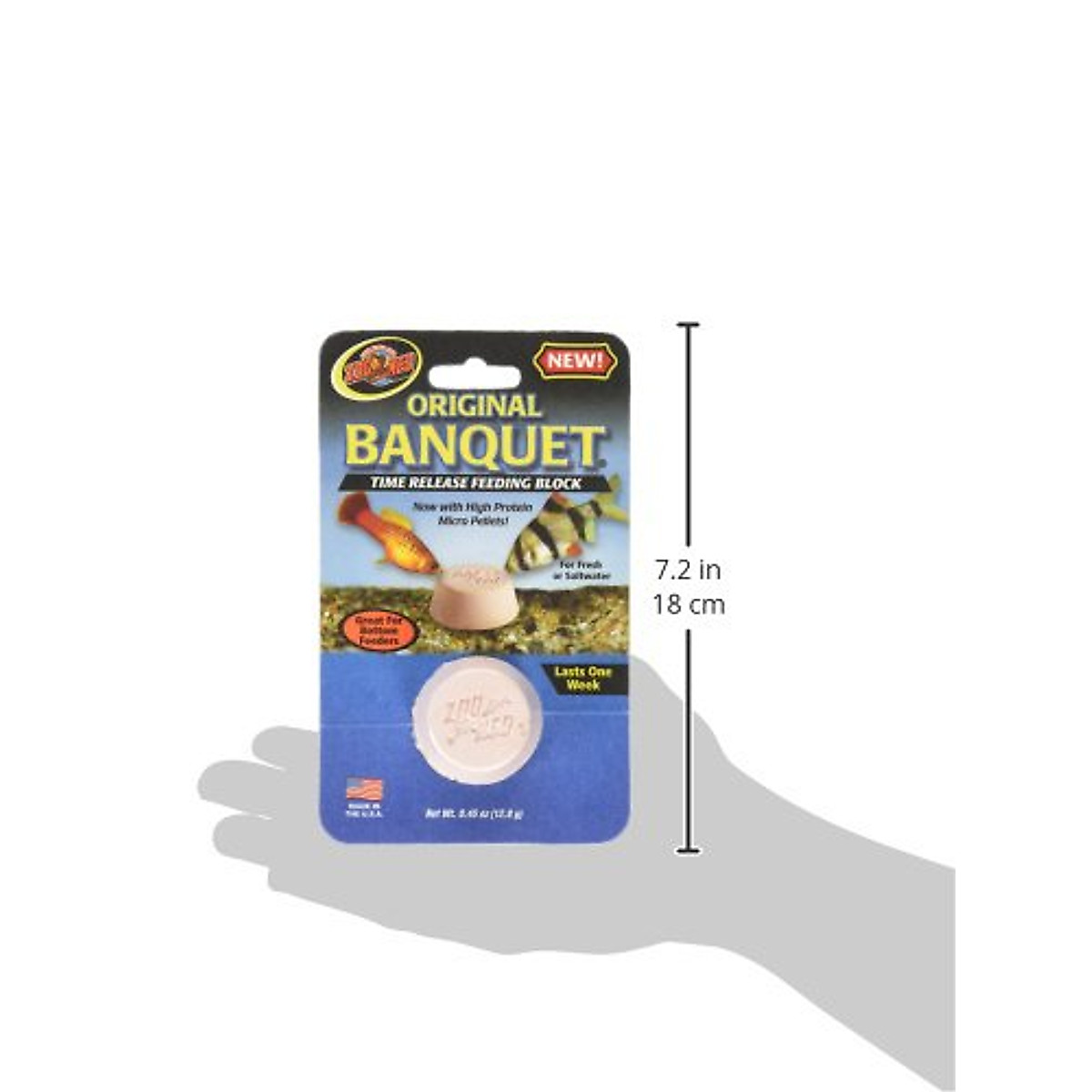 Zoo Med Original Banquet Feeding Block, 0.45-Ounce