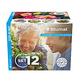 Blumat Medium Box Drip Irrigation System - Automatic Drip Irrigation Kits for Up to 12 Plants (12 Pack), Garden Watering System Up to 12 Plants - Irrigation System for Garden, Patio & Hanging Baskets