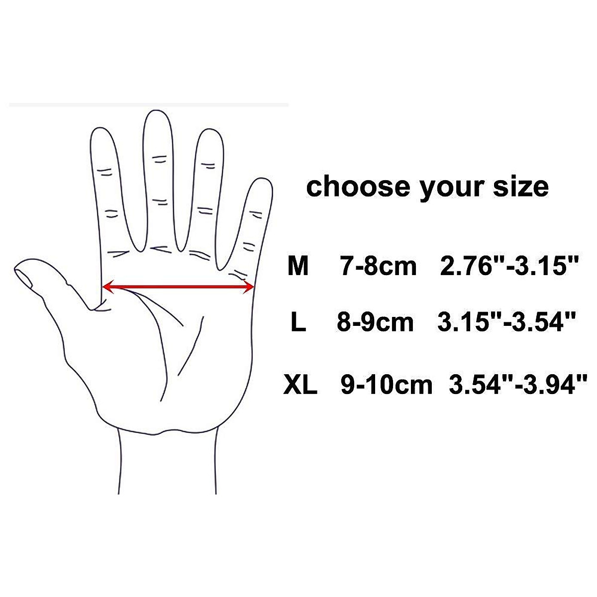 QEPAE® Unisex Breathable Cycling Full Finger Gloves Non-Slip Auto Racing Gloves for Biking Running Sporting Weightlifting Hunting Training - Skeleton Pattern - XL