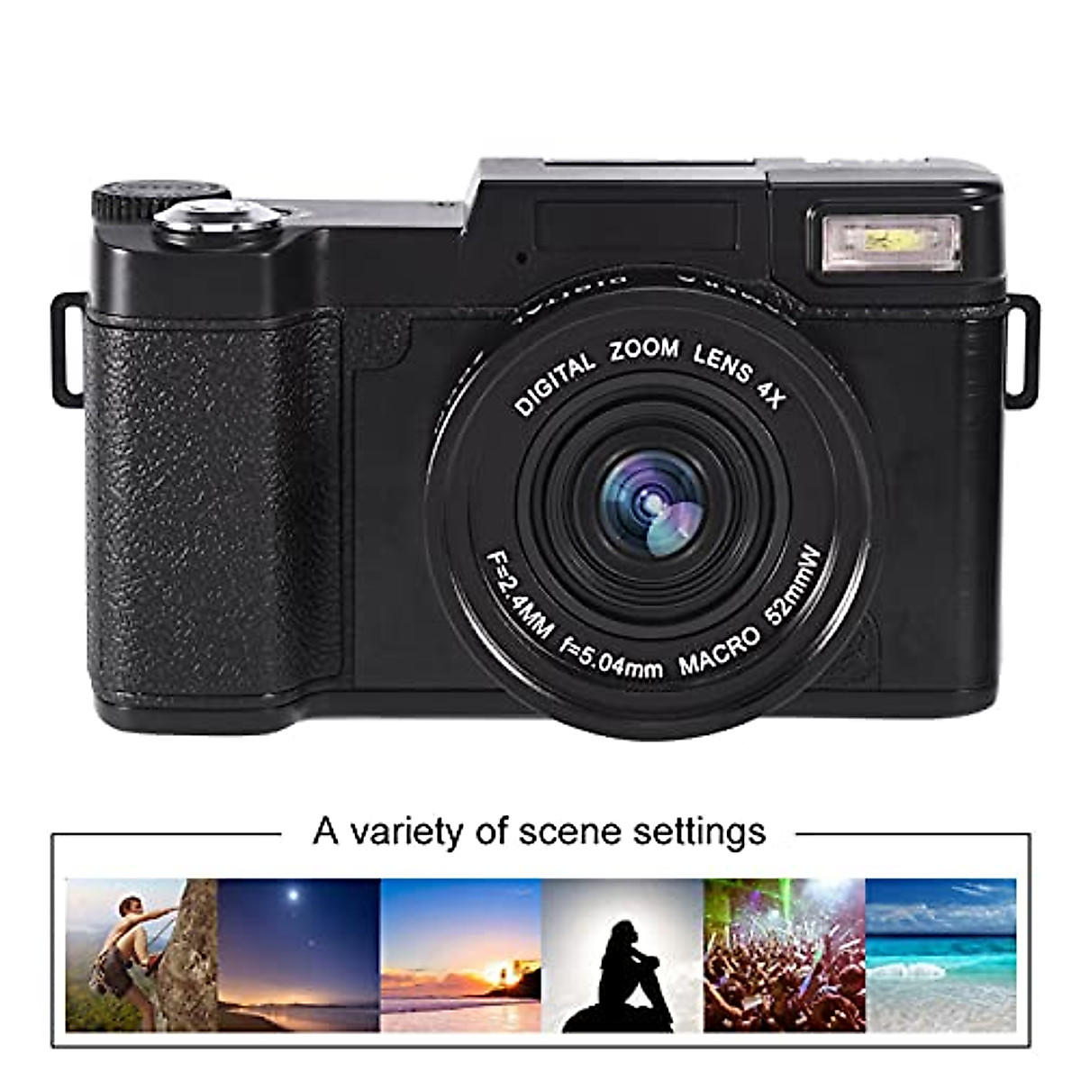 Jacksing Cameras, US Plug 110-240v 1080 Digital Camera for Photo