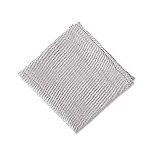 Red Rover Kids Cotton Muslin Swaddle - 47”x 47”- 100% Cotton – Machine Washable – Softer with Every Wash – Playful Designs -Soft, Breathable & Lightweight – Unisex (Grey Micro Stripe)