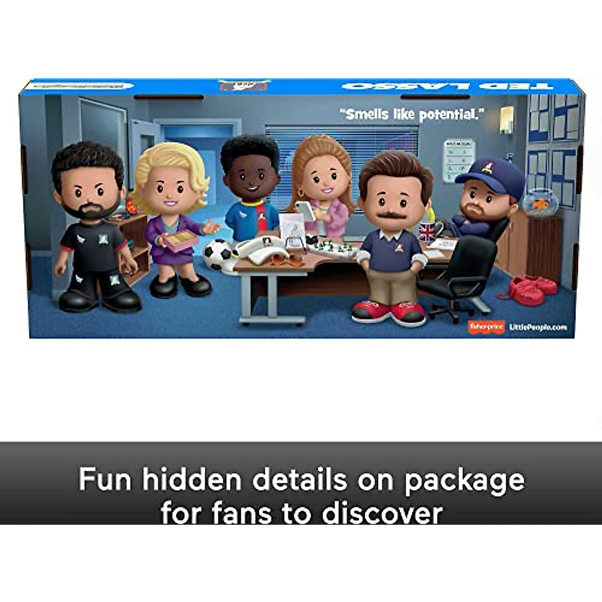 Little People Collector Ted Lasso Special Edition Set In Display Gift Box For Adults & Fans, 6 Figures