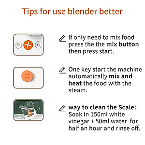 Baby Food Maker |6 in 1 Baby Food Processor nutribullet baby food mill bullet|Blender Grinder Steamer Warmer|Glass Bowl Auto Cleaning |Organic Healthy Multifunctional Machine for Infants Purees