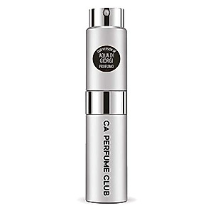 CA Perfume Impression of Aqua Di Giorgi Profumo For Men Replica Version Fragrance Dupes Concentrated Long Lasting Eau de Parfum Spray Refillable Atomizer Bottle 0.27 Fl Oz/8ml-X1