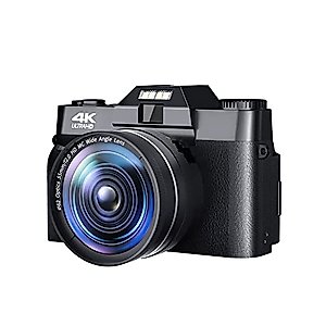 Camera 48MP Camera Digital WiFi 4K Vlogging Camera 16X Zoom Digital Camera Gift for Friends Family Restoring Ancient Ways Digital Camera (Size : Nocard, Color : B)