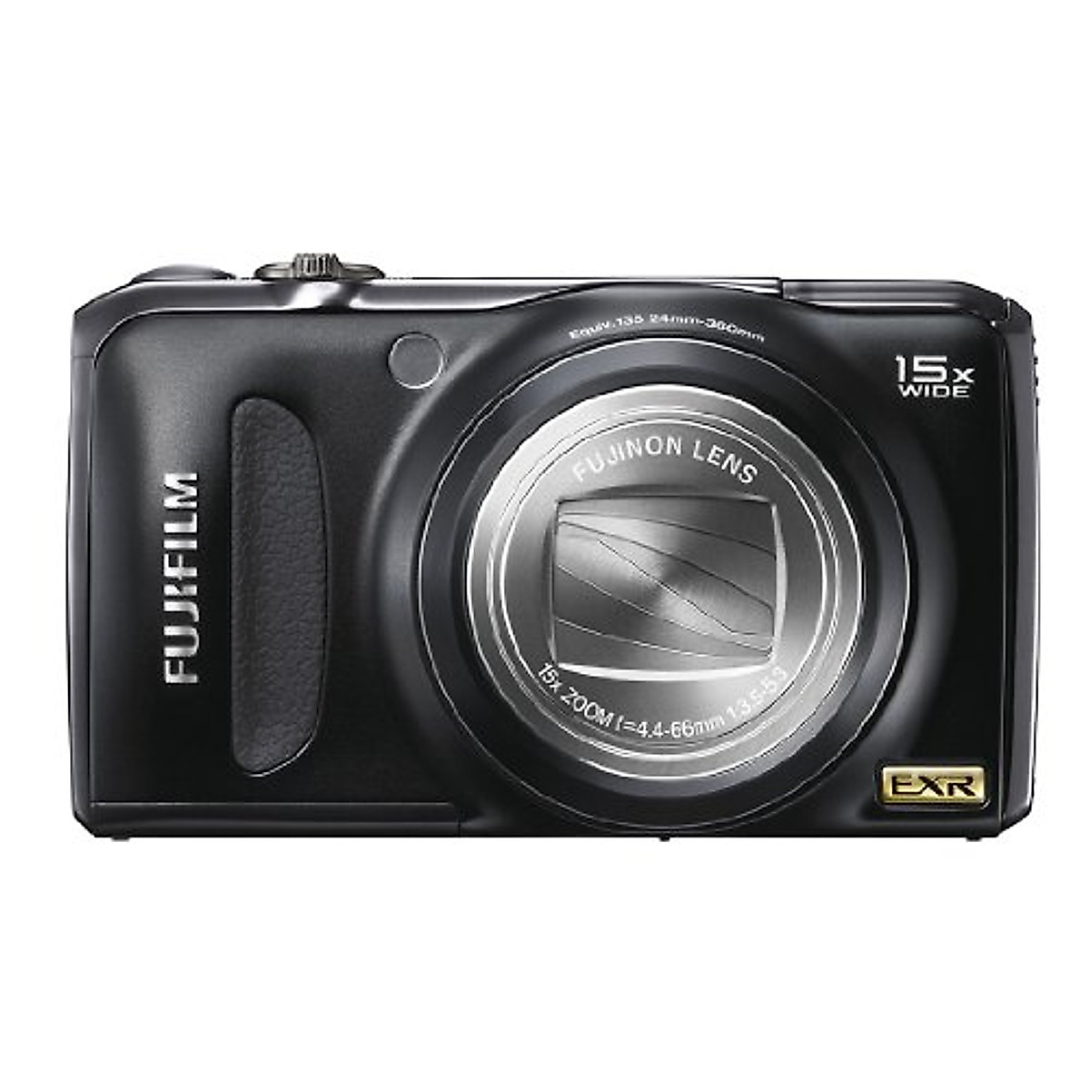 FUJIFILM FinePix Digital Camera F300EXR (Black) F FX-F300EXR B 12MP CCD 15x Optical Zoom Wide angle24mm 3.0-inch Display - International Version