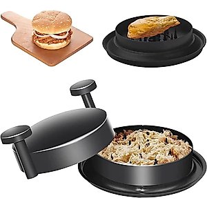 Chicken Shredder Size 8(inches) Food Claws Beef Ami Shredding Thaw Claws Tool with Handles & Non-Skid Base | Suitable for Pulled Mutton Beef Shredding Meat (Black)