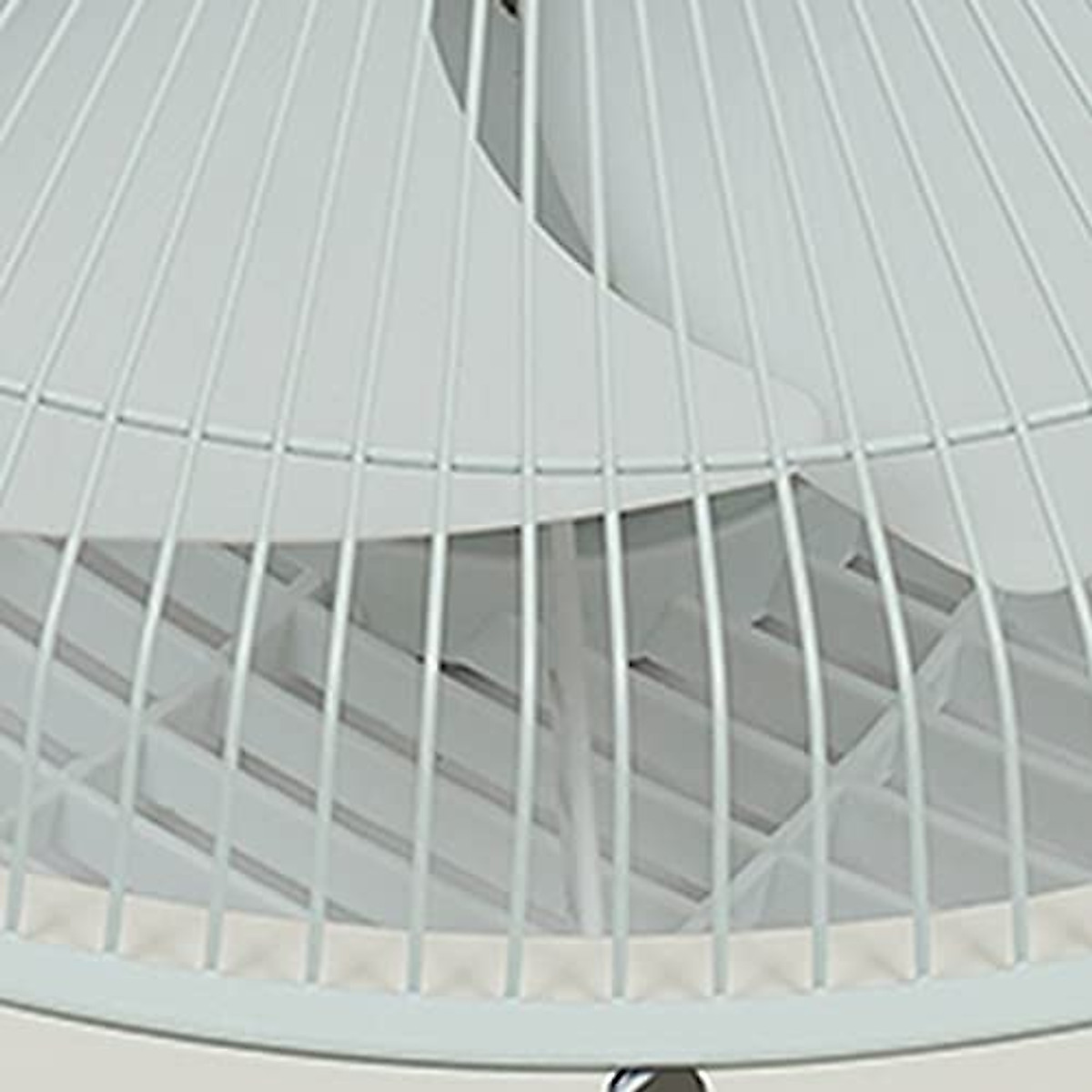 HAPPCUCOE Modern Ceiling Chandelier Flush Mount Ceiling Fan Light Dimmable LED Remote Control Chandelier White Bedroom Living Room Office 110V New