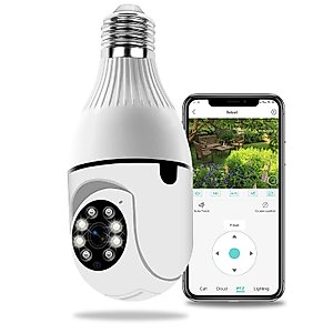 Qilmy Pan Tilt Security Camera, Full-HD 3MP Wireless Wi-Fi IP Camera, Home Surveillance CCTV Cameras with Motion Detection Alarm/Night Vision/Remote Viewing…