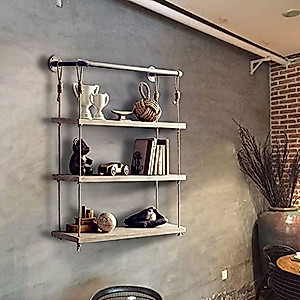Gdrasuya10 Wall Mounted Bookshelf, Modern Wood Book Shelves,Wall Shelf Unit Bookshelf Hanging Wall Shelves Farmhouse Kitchen Bar Shelving