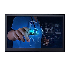 iChawk 14'' inch LCD Display Full View Widescreen 1920x1080p Metal Shell HDMI-in Built-in Speaker Industrial Equipment Compatible VESA Driver Free Ten-Point Capacitive Touch Screen Monitor W140MT-25C